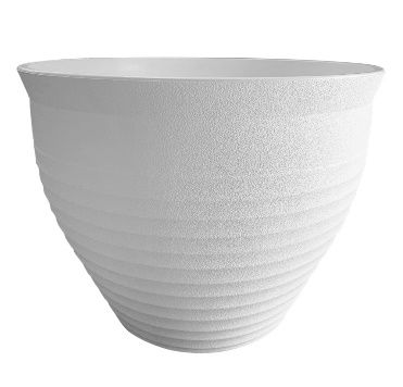 20 pieces Bh Pl White Flower Pot 13.7x11in - Garden Planters and Pots ...
