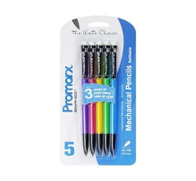 48 pieces 5 Count Graff Eco? Mechanical Pencils, Assorted Metallic ...