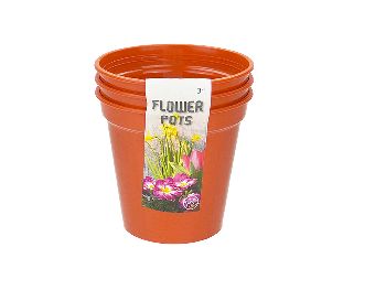 96 pieces Bh Plastic Garden Pot 3pc Set 3in - Garden Planters and Pots ...