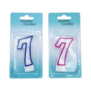 24 pieces Birthday Candle Number 7 - Birthday Candles - at ...