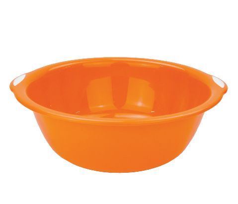 24 pieces Bh Plastic Orange Basin 10 Ltr 2.64g - Buckets & Basins - at ...