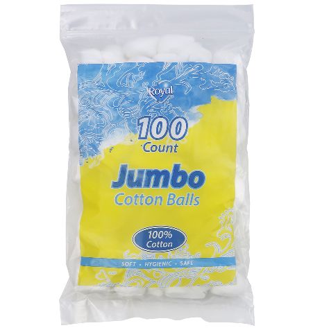 48 pieces Royal Super Jumbo Cotton Balls 100ct - Cotton Balls & Swabs ...