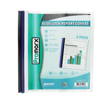 36 pieces 3 Pack Slide Lock Poly Report Covers - Folders and Report ...