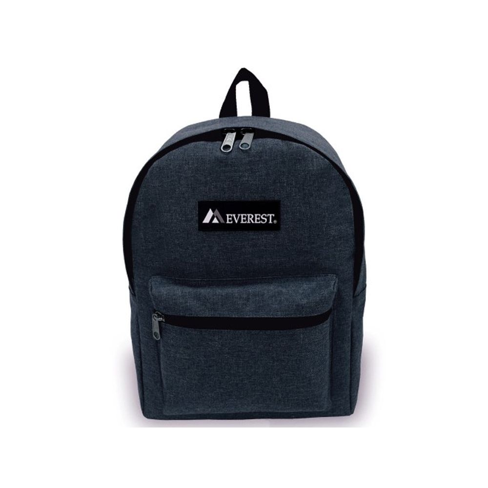 20 Pieces Denim Backpack 15 inch Black - Backpacks 15" or Less - at ...