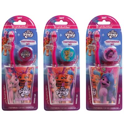 24 pieces Toothbrush Gift Set My Little Pony Toothbrush, Cup & Cap ...