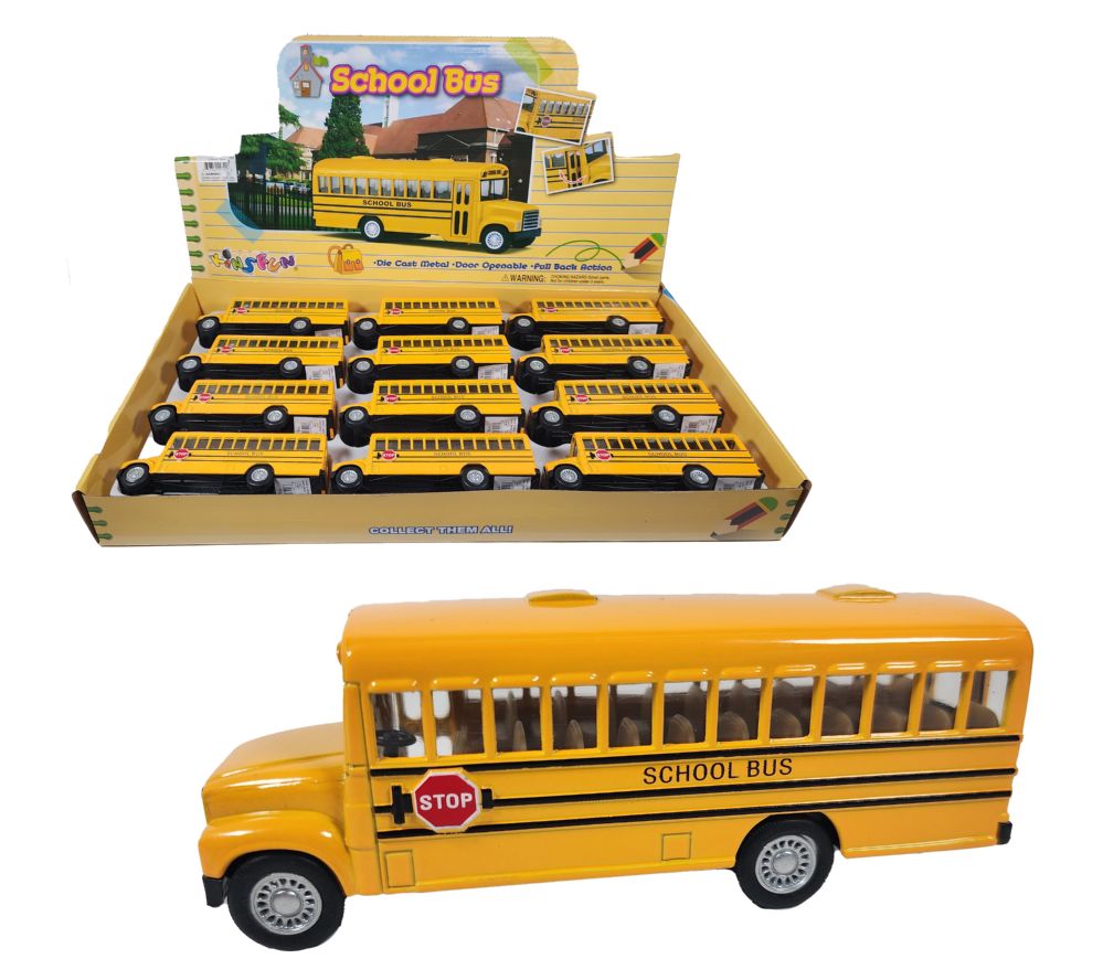 12 pieces 5 inch School Bus - Car, Planes, Trains & Bikes - at ...