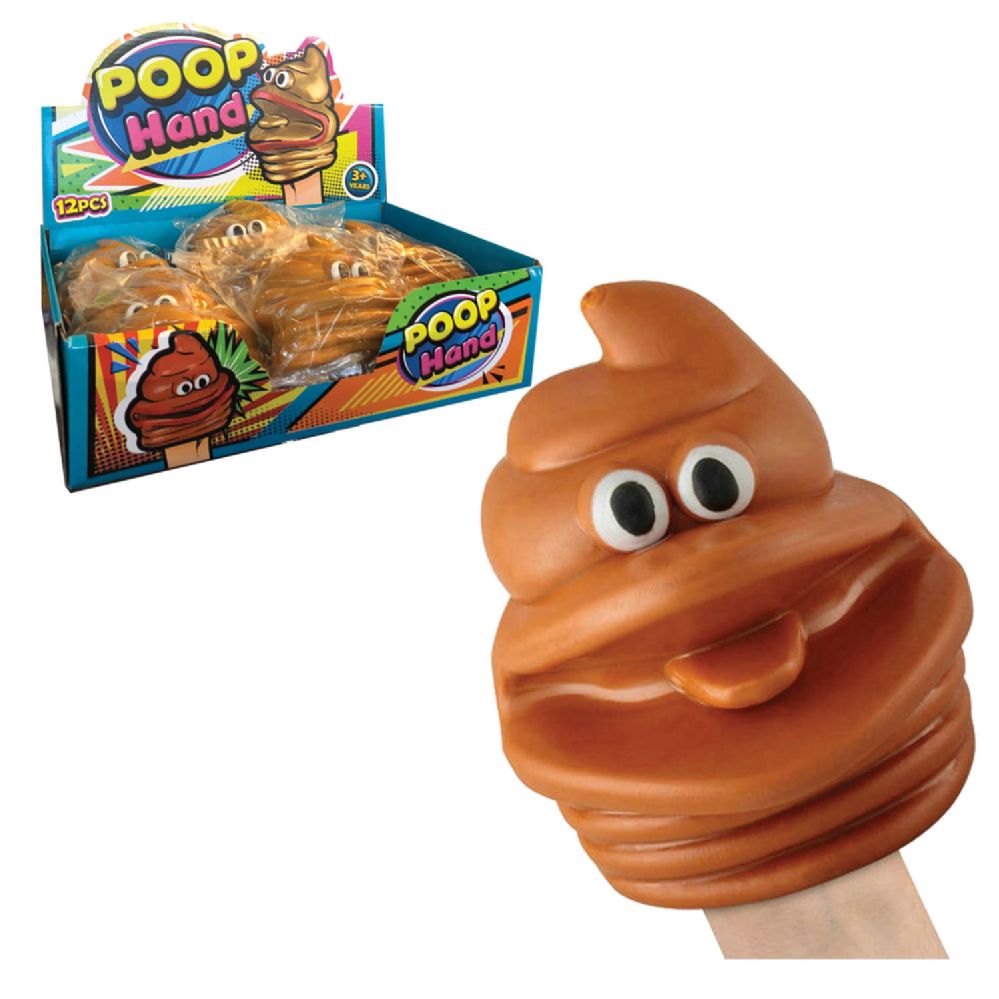 12 pieces Poop Hand Puppet - Animal & Reptiles - at - alltimetrading.com