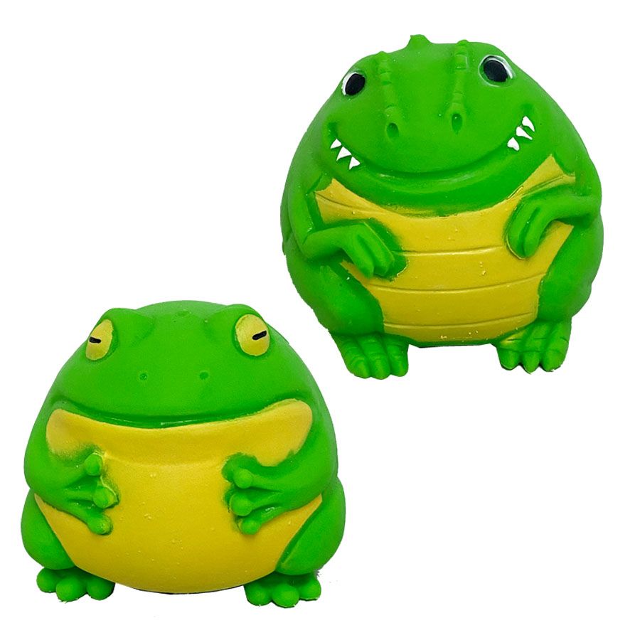 24 pieces 4" Squeeze Frog And Alligator Ball - Animal & Reptiles - at ...