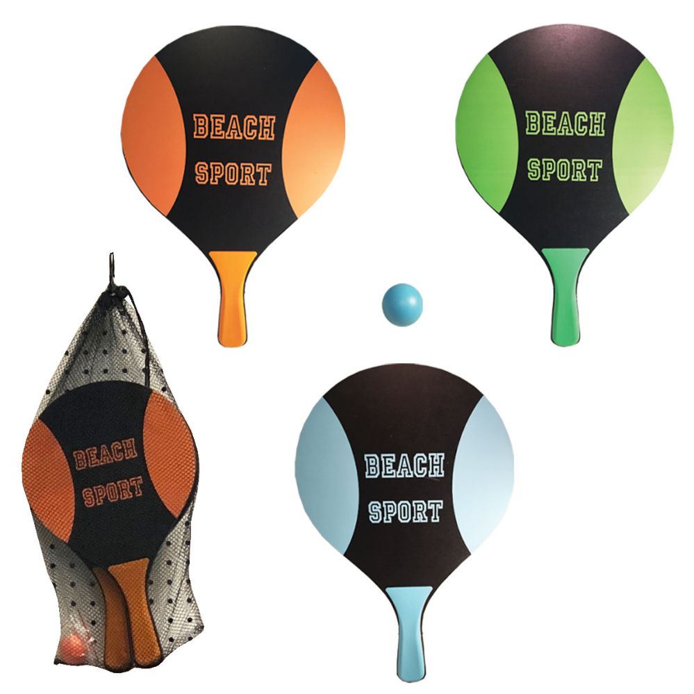 Bulk Neon Beach Sport Paddle Set W/ Bag - Wholesale Sock Deals