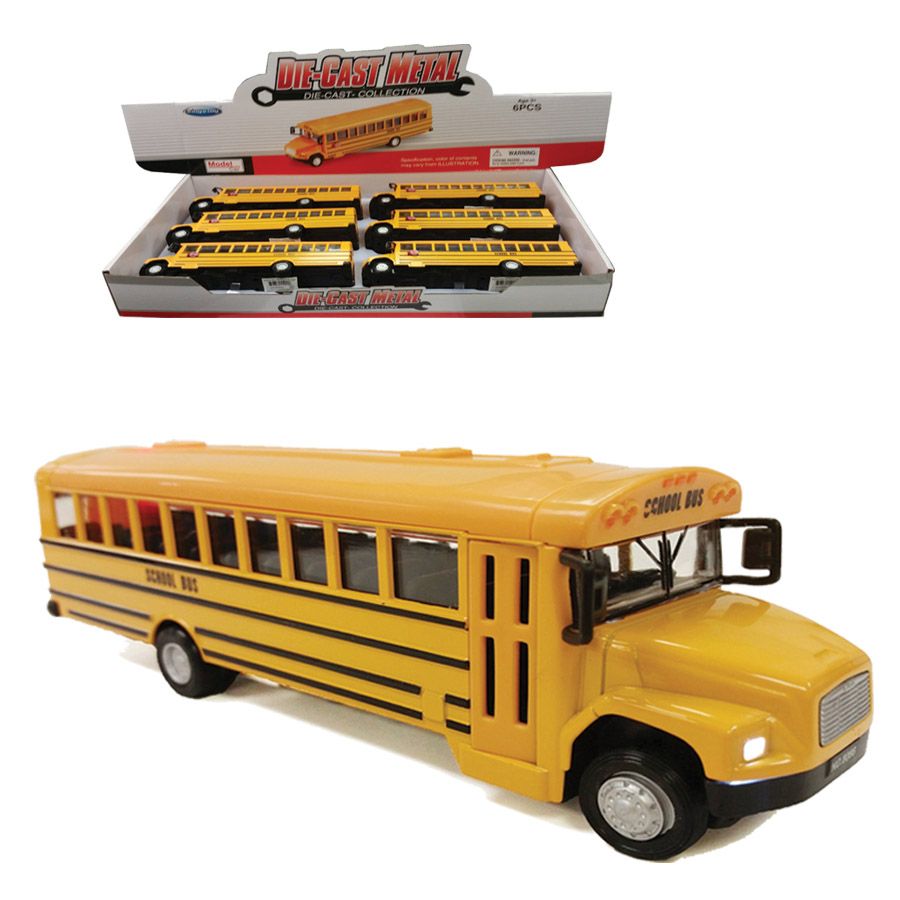 Bulk 8 inch School Bus W/light & Sound - Wholesale Sock Deals