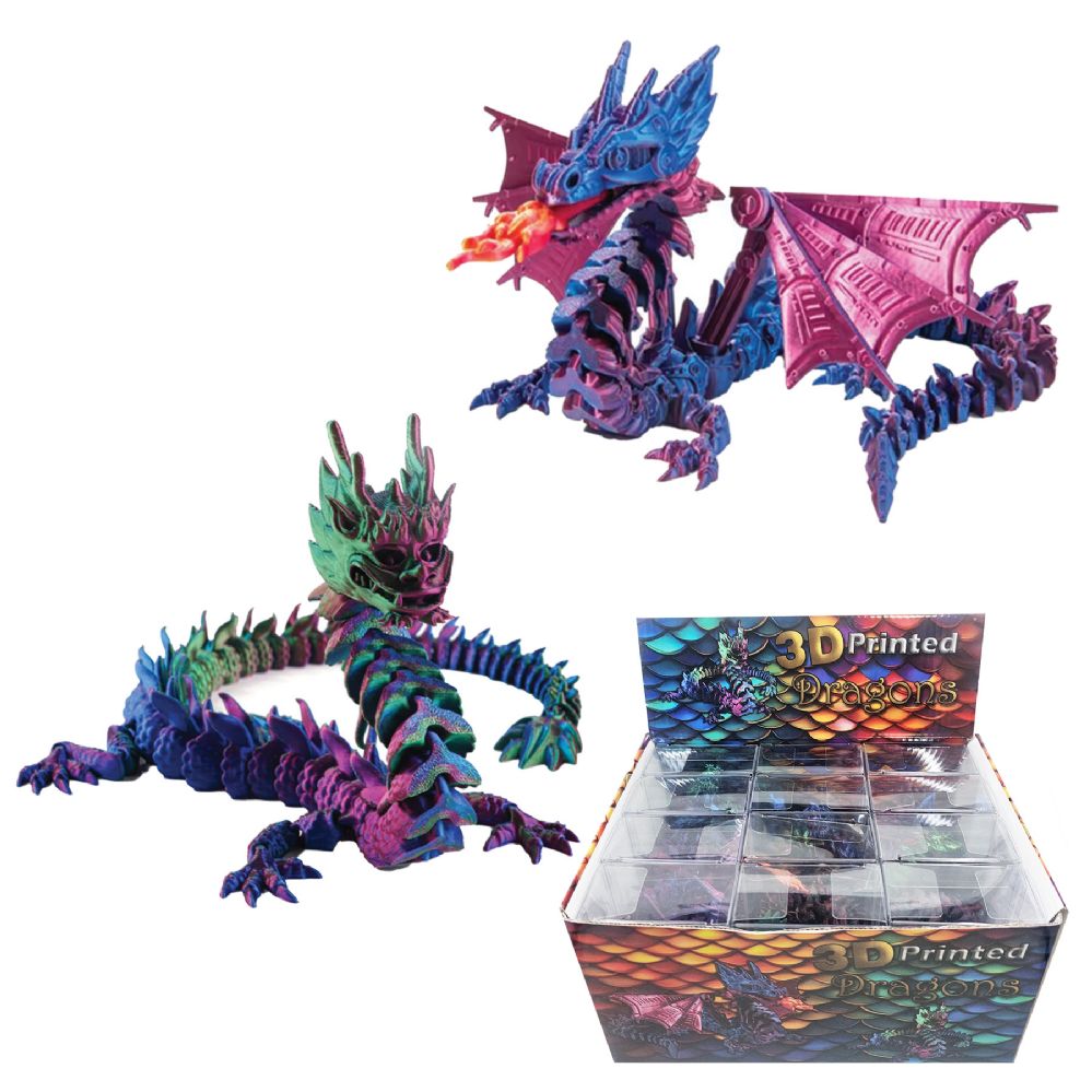 12 pieces 3d Printed Dragon Fidget - Fidget Spinners - at ...
