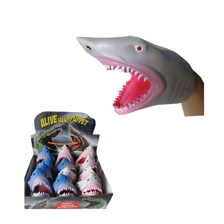 12 pieces Shark Hand Puppet - Animal & Reptiles - at - alltimetrading.com