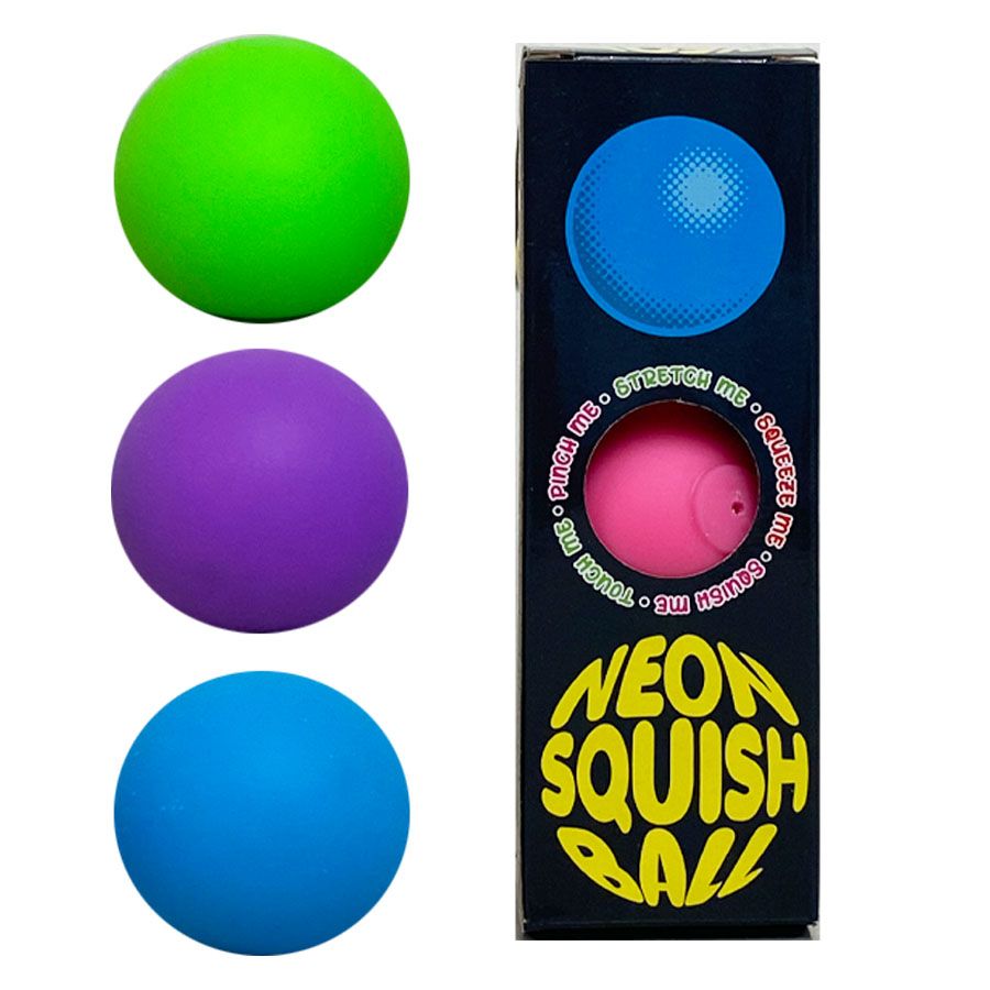 12 pieces 2 inch 3 Pc Mini Neon Squishy Ball - Balls - at ...