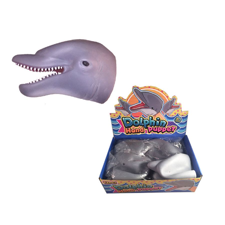 12 pieces Dolphin Hand Puppet - Animal & Reptiles - at - alltimetrading.com