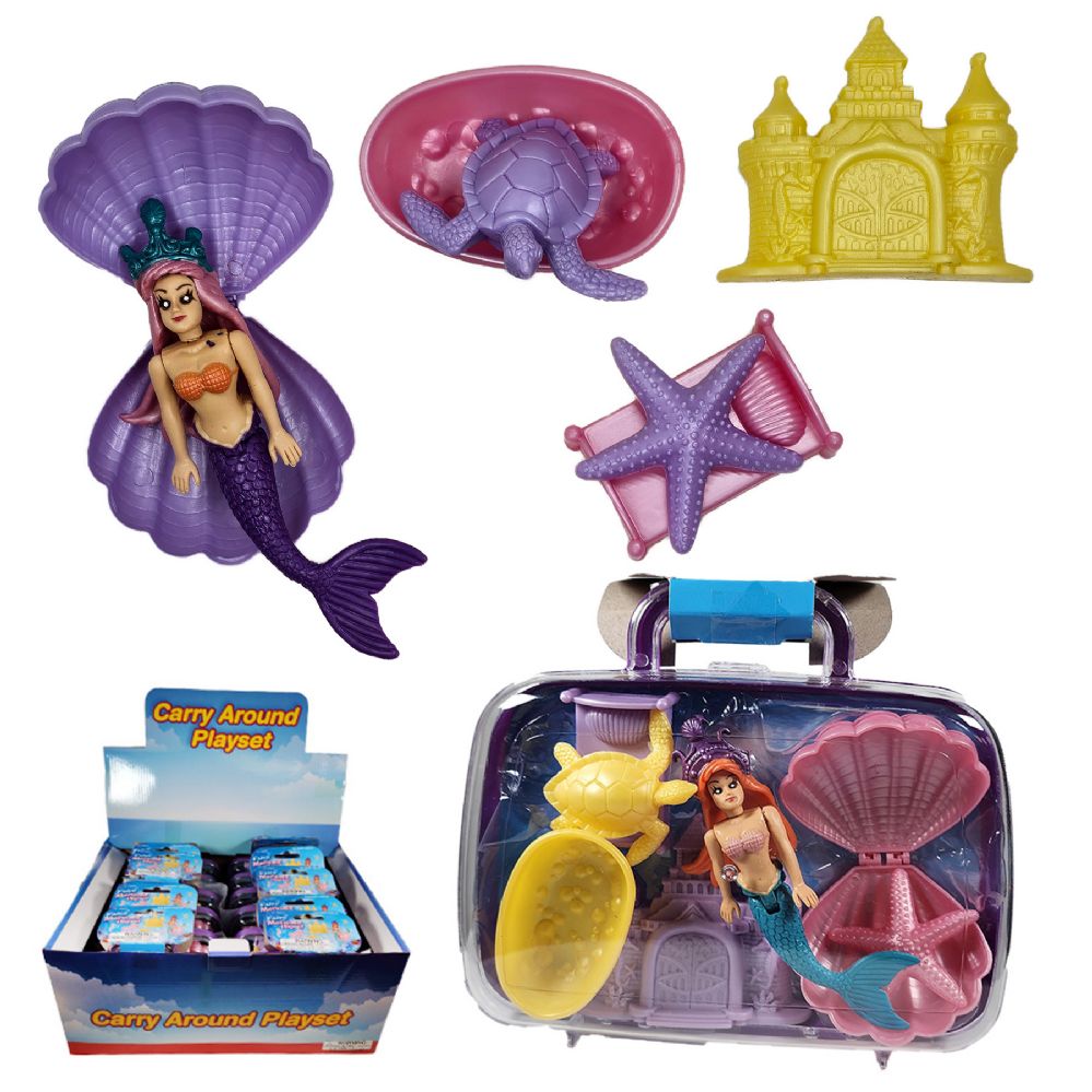 12 pieces Mermaid Playset - Girls Toy Sets - at - alltimetrading.com