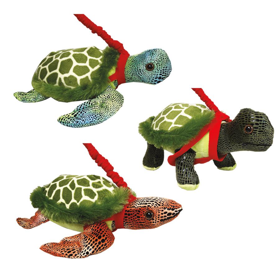 24 pieces Turtles On A Leash - 3 Asst. Styles - Plush Toys - at ...