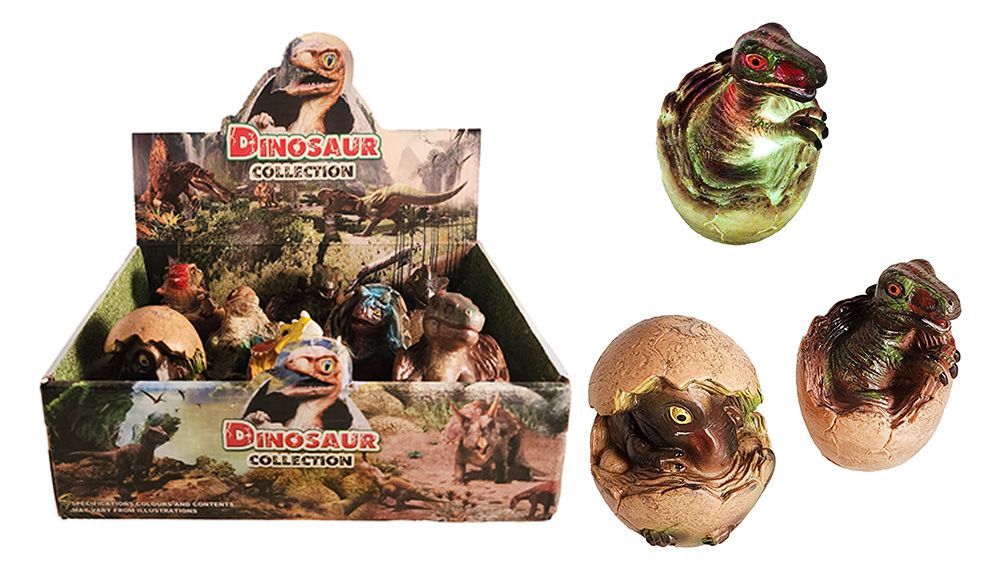 Bulk 4 inch Dinosaur Egg W/light & Sound - Wholesale Sock Deals
