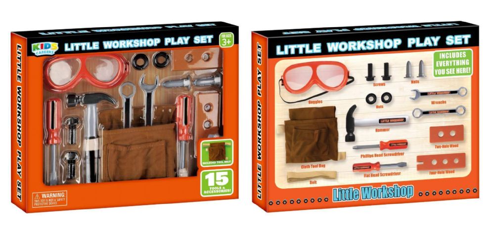 Bulk Little Workshop Tool Set With Goggle - Wholesale Sock Deals