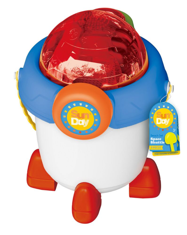 4 Pieces Rocket Ship Bucket Set - Girls Toy Sets - at - alltimetrading.com