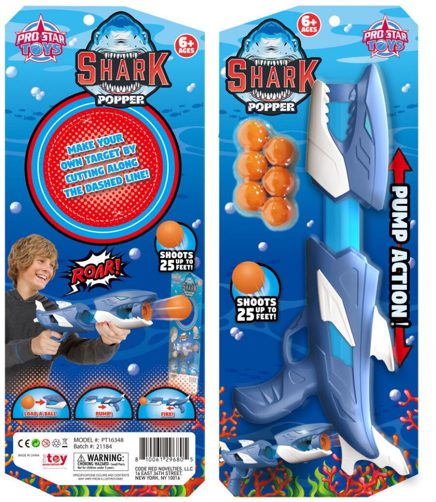 Bulk Air Popper Blaster - Shark - Wholesale Sock Deals