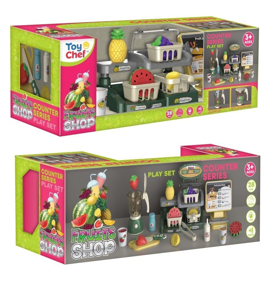 8 pieces Counter SeT- Fruit Shop - Girls Toy Sets - at - alltimetrading.com