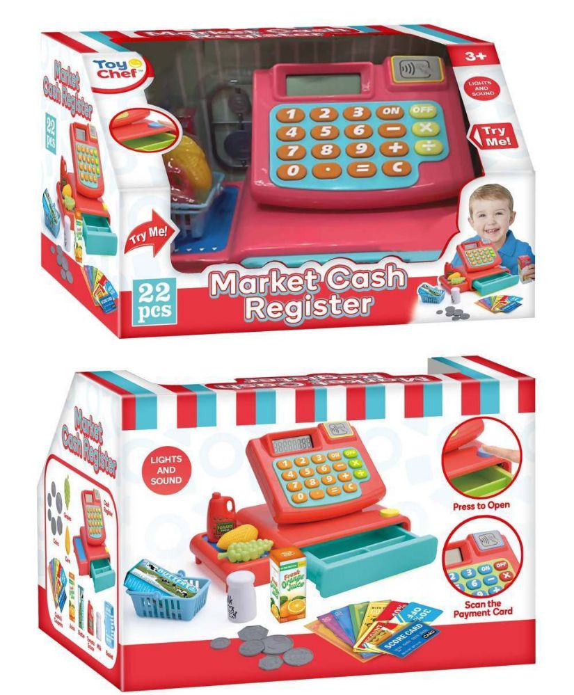8 pieces Market Cash Register - Girls Sets - at - alltimetrading.com