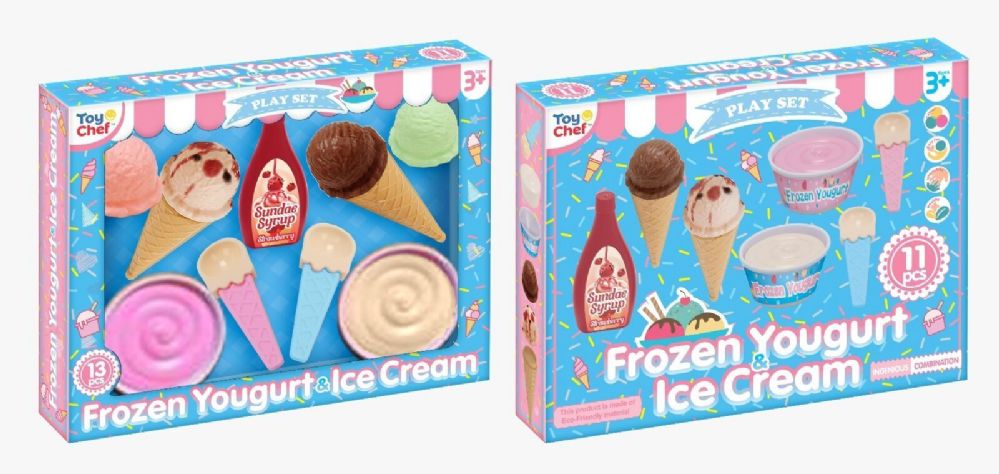 24 pieces Frozen Yougurt & Ice Cream Set - Girls Toy Sets - at ...