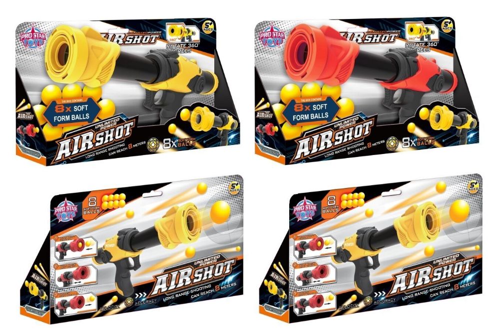 18 pieces Popper BlasteR- Assorted - Toy Weapons - at - alltimetrading.com