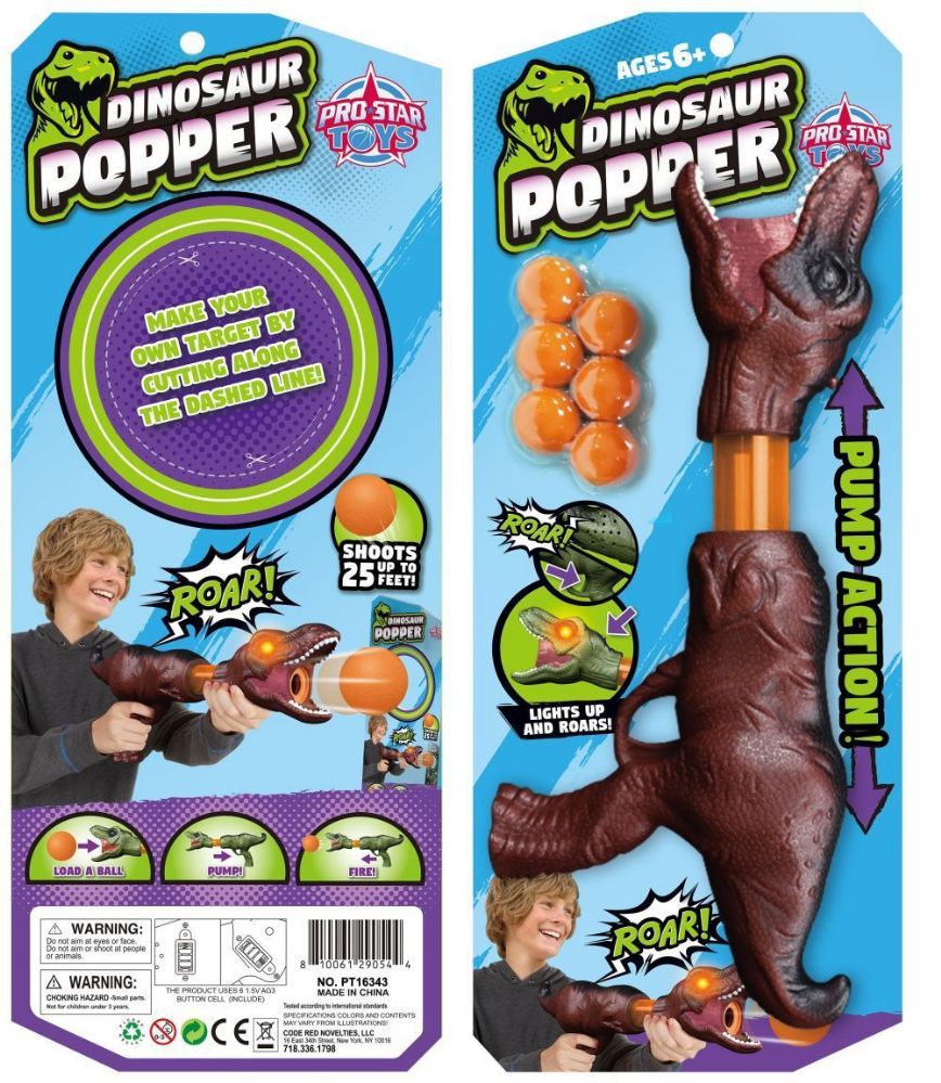 24 pieces Dinosaur PoppeR-Brown - Animal & Reptiles - at ...