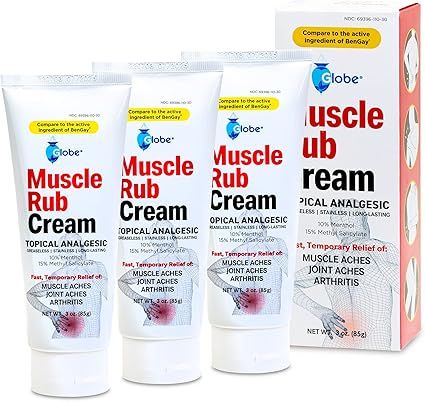 144 pieces Globe Muscle Rub Cream 3 oz - First Aid For Donation - at ...