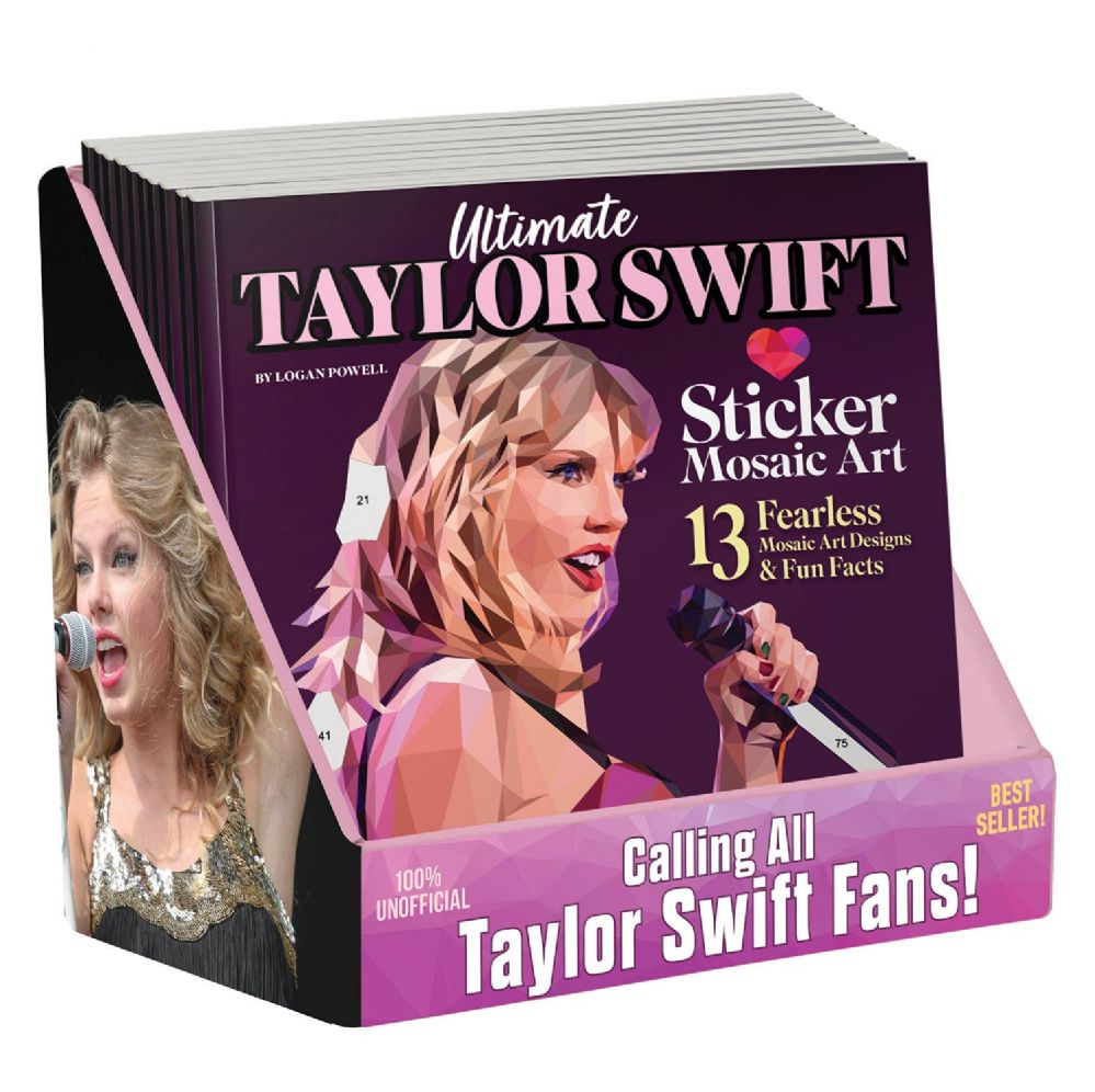 12 pieces 10-Copy Display - Ultimate Taylor Swift Sticker Mosaic Art ...