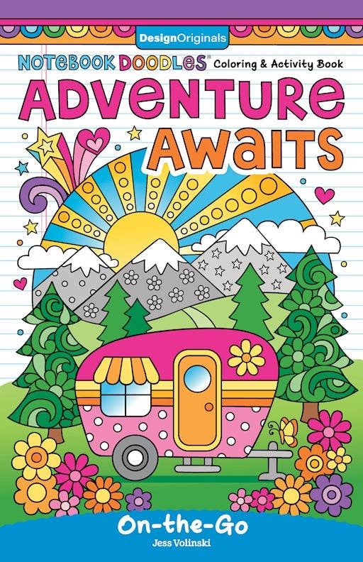 12 pieces Notebook Doodles Adventure Awaits - Coloring & Activity Books ...