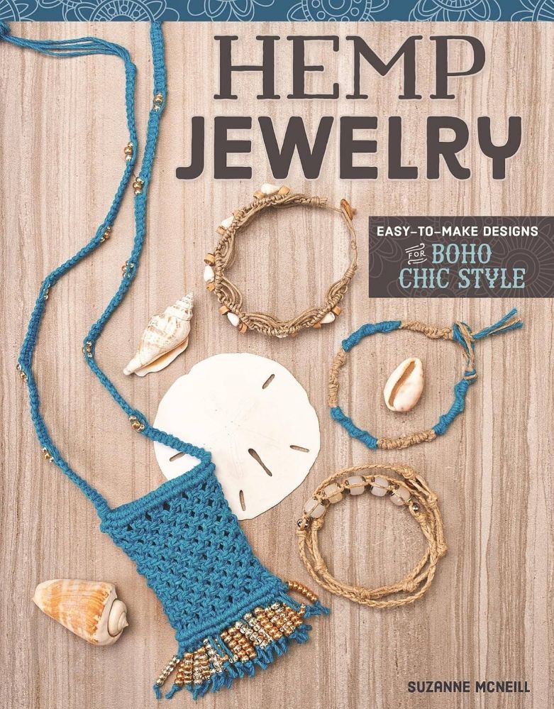 12 pieces Hemp Jewelry - EasY-TO-Make Designs For Boho Chic Style ...