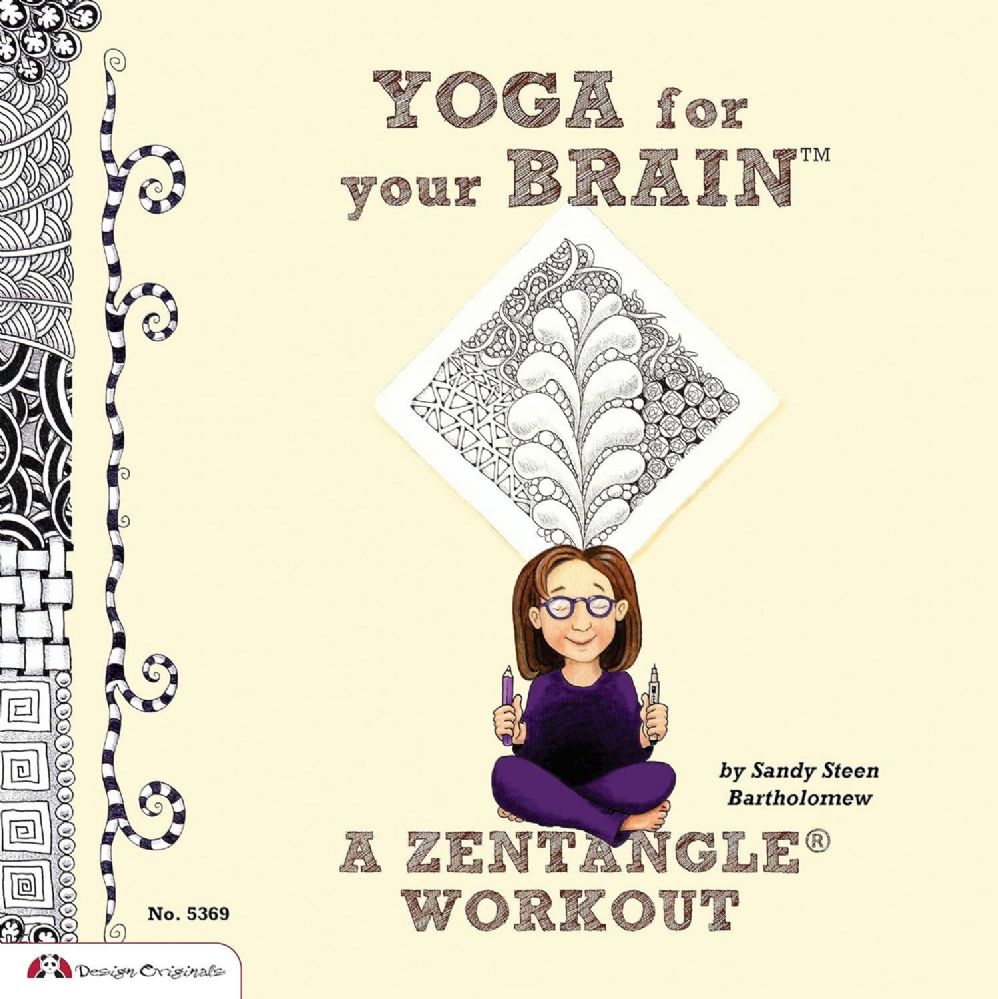 12 pieces Yoga For Your Brain -A Zentangle WorkouT-60+ Tangle Patterns ...