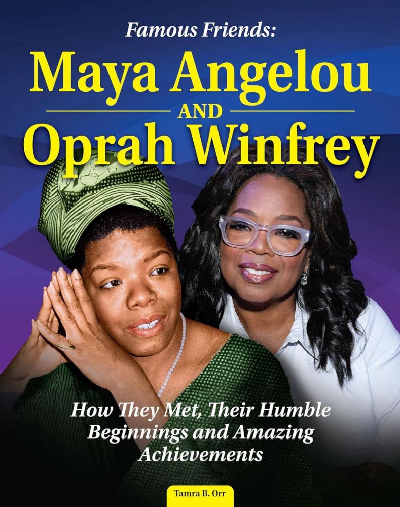 12 pieces Famous Friends: Maya Angelou And Oprah Winfrey - Coloring ...