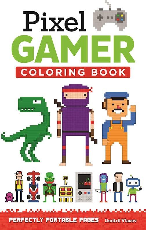 12 pieces Pixel Gamer Coloring Book - Coloring & Activity Books - at ...