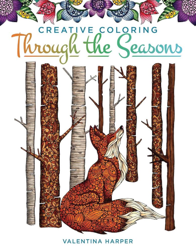 12 pieces Creative Coloring Through The Seasons - Coloring & Activity ...