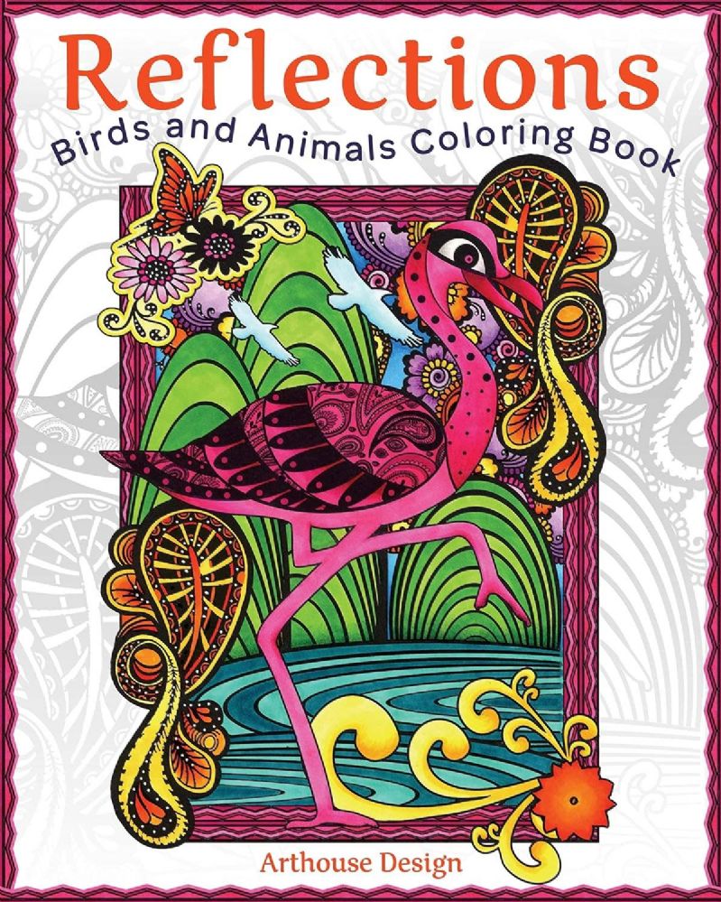 12 pieces Reflections: Birds And Animals Coloring Book - Coloring ...