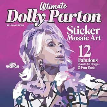 Bulk Dolly Parton Sticker Mosaic Art - Wholesale Sock Deals