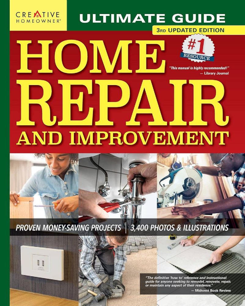 12 pieces Ultimate Guide To Home Repair And ImprovemenT-3rd Updated ed ...