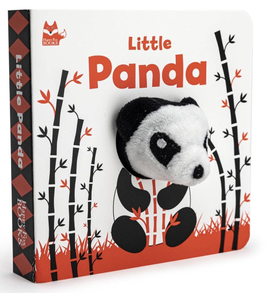 12 pieces Little Panda Finger Puppet Board Book With High Contrast Art ...