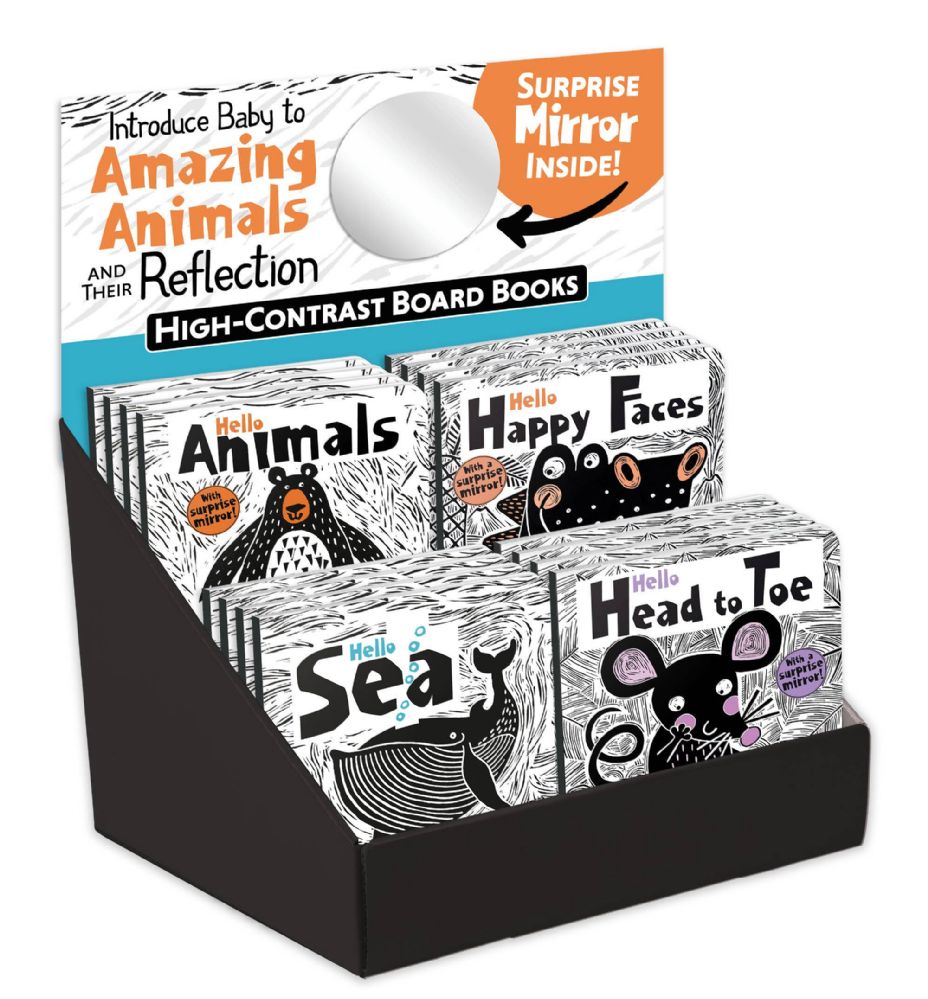 12 pieces Hello Series Books -16-Copy High Contrast Board Book Display ...