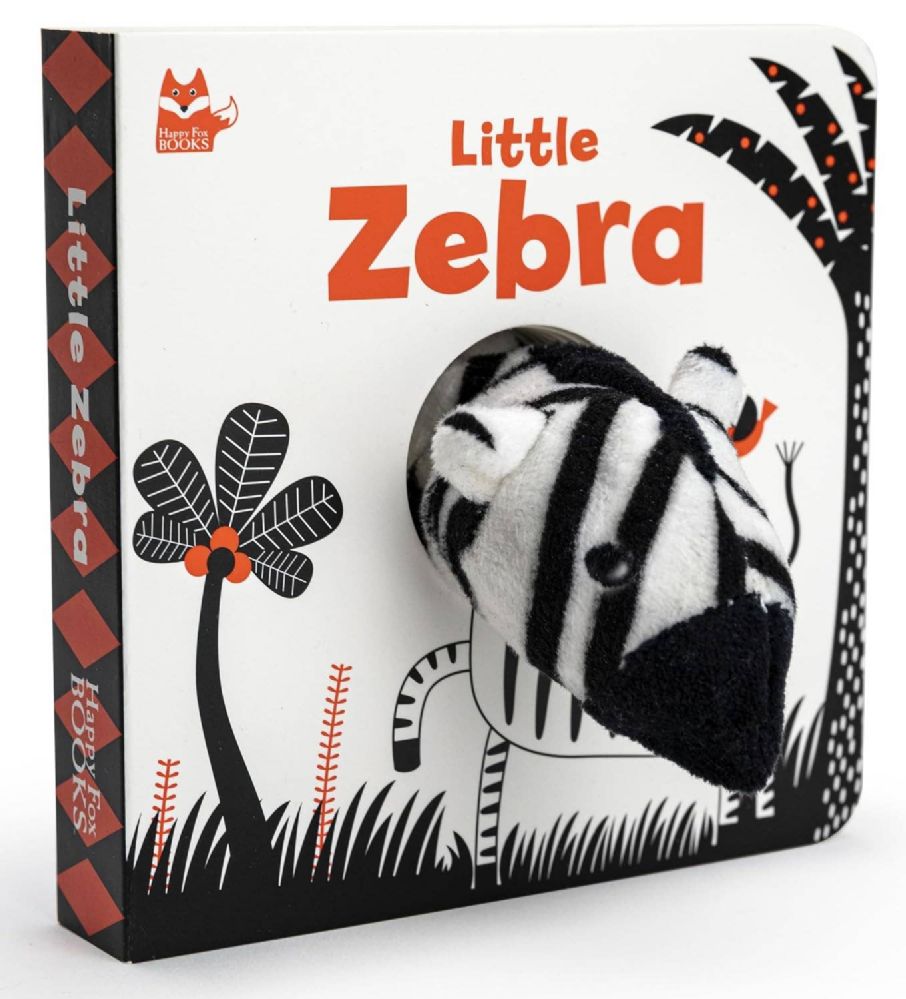 Bulk Little Zebra Finger Puppet Board Book - Wholesale Sock Deals