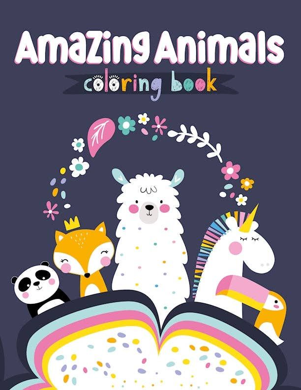 12 pieces Amazing Animals Coloring Book - Coloring & Activity Books ...