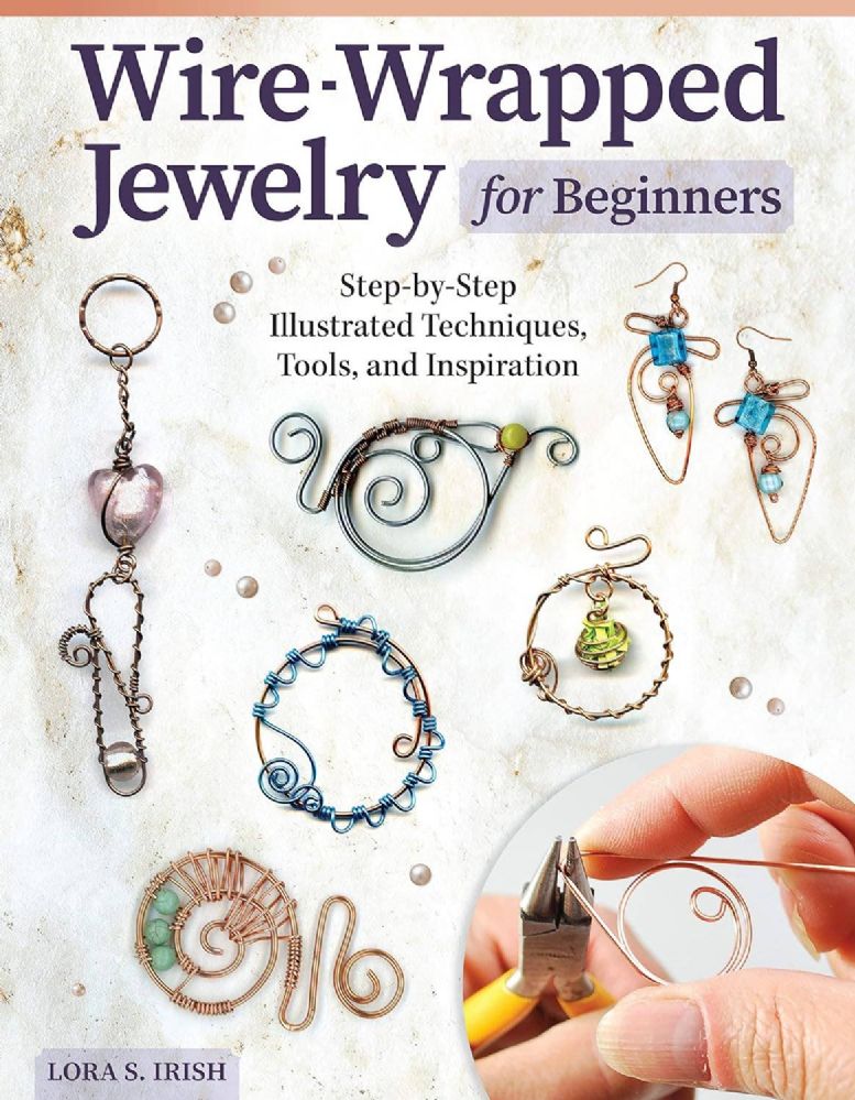12 pieces Wire Wrapped Jewelry For Beginner's -SteP-BY-Step Techniques ...