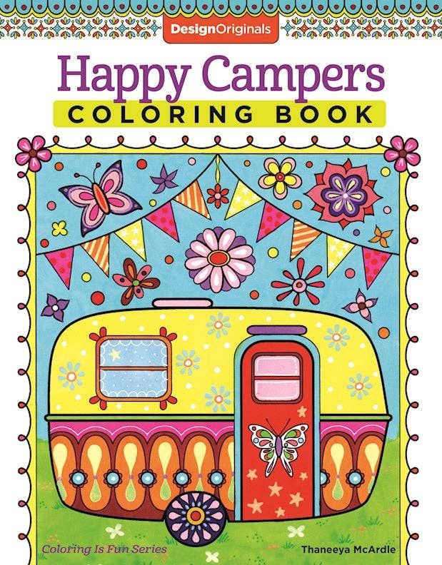 12 pieces Happy Campers Coloring Book - Coloring & Activity Books - at ...