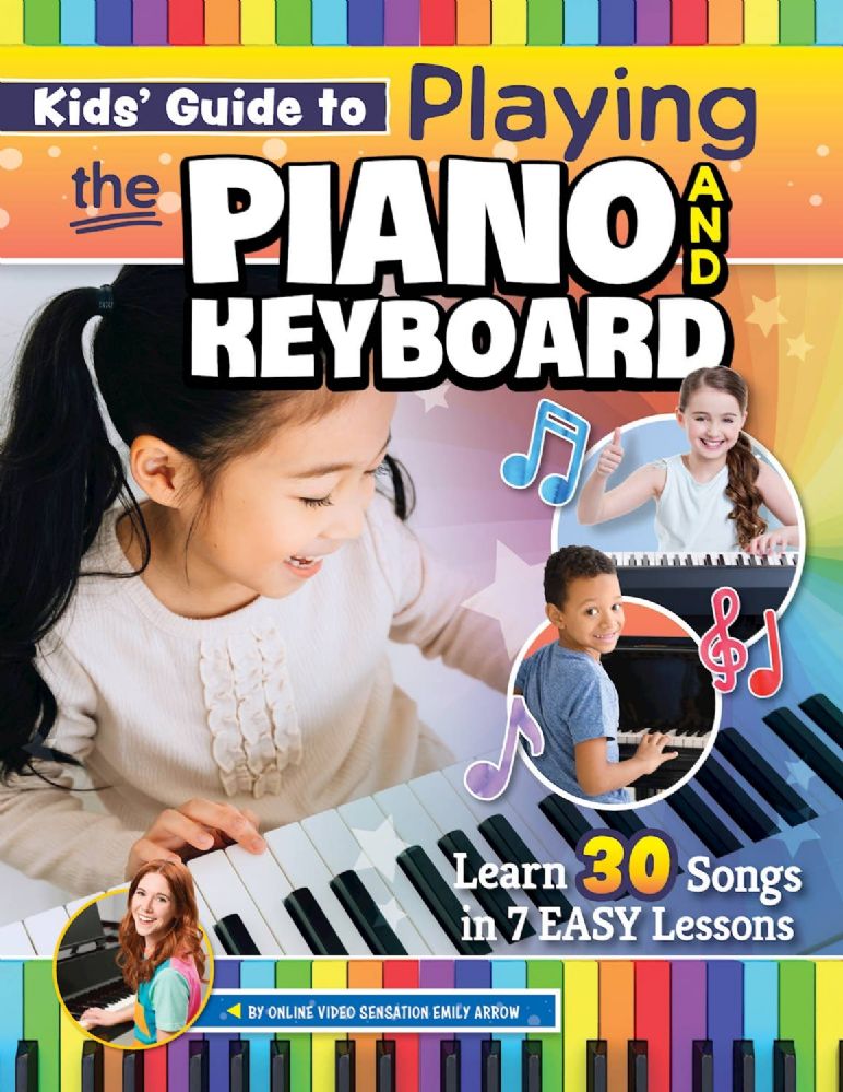 12 pieces Kids' Guide To Playing The Piano And Keyboard - Coloring ...