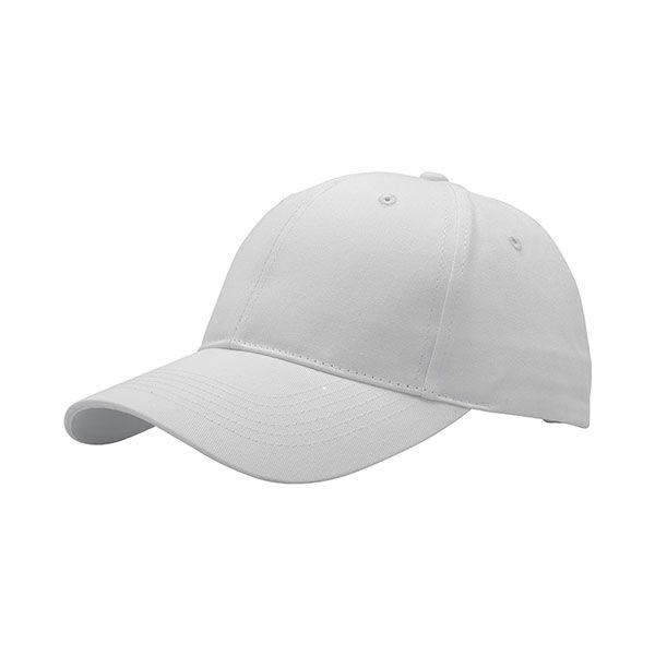 24 Pieces Deluxe Cotton Twill Cap WHITE - Baseball Caps & Snap Backs ...