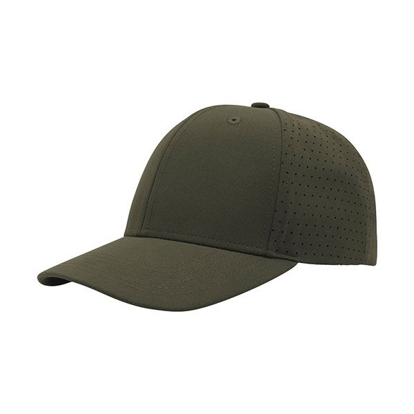 Perforated Performance Cap ARMY - at - yachtandsmith.com ...