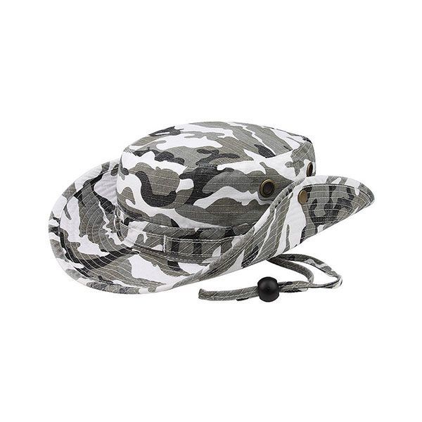 24 pieces Camouflage Washed Hunting Hat W/ Self Fabric Chin Cord CITY-M ...